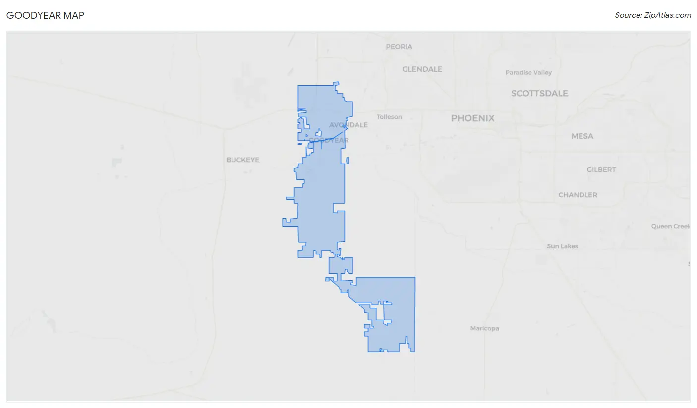 Goodyear, AZ | 2024 | Zip Atlas