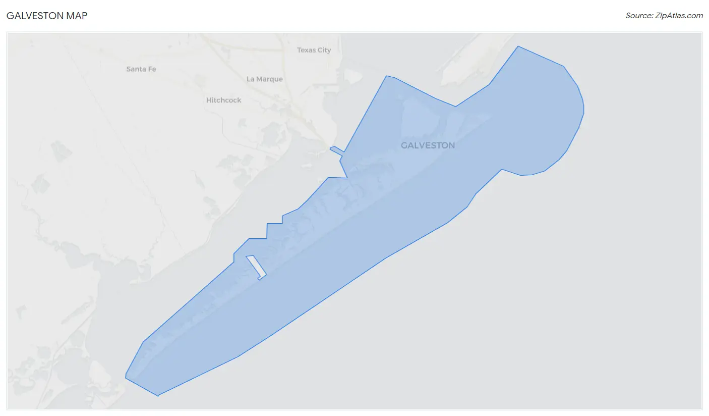 Galveston, TX | 2023 | Zip Atlas