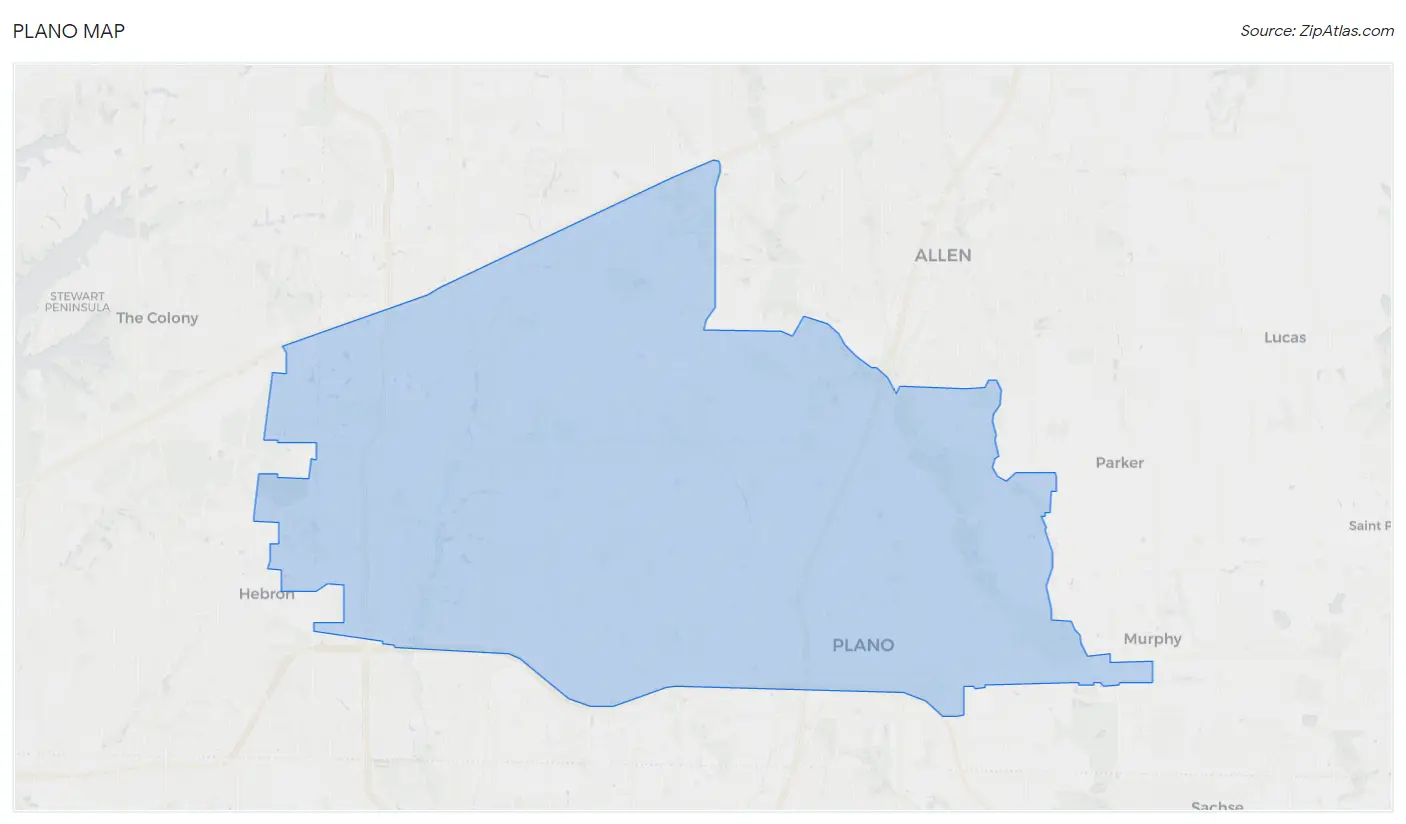Plano, TX | 2023 | Zip Atlas