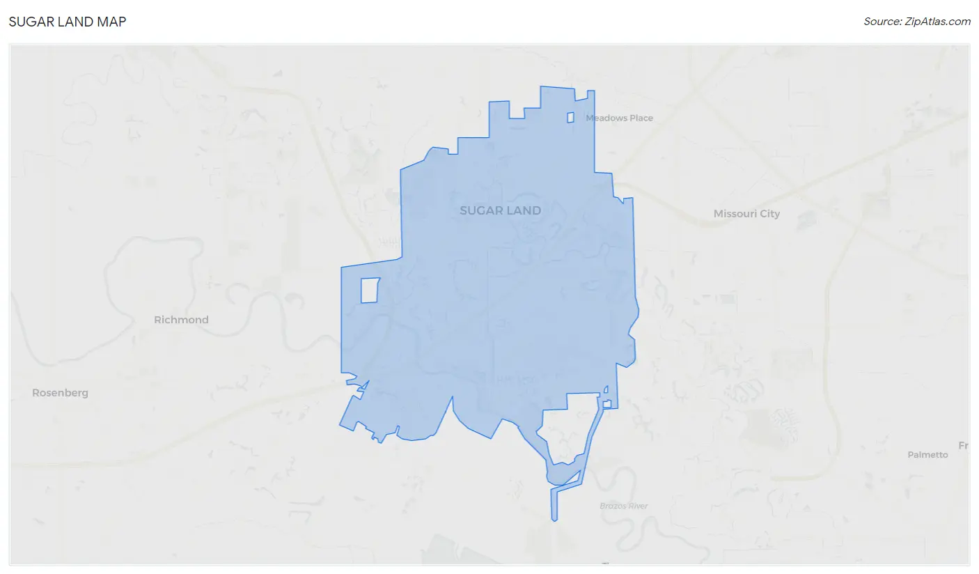 Sugar Land, TX | 2023 | Zip Atlas