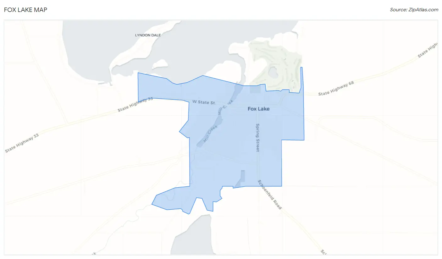Fox Lake, WI | 2023 | Zip Atlas