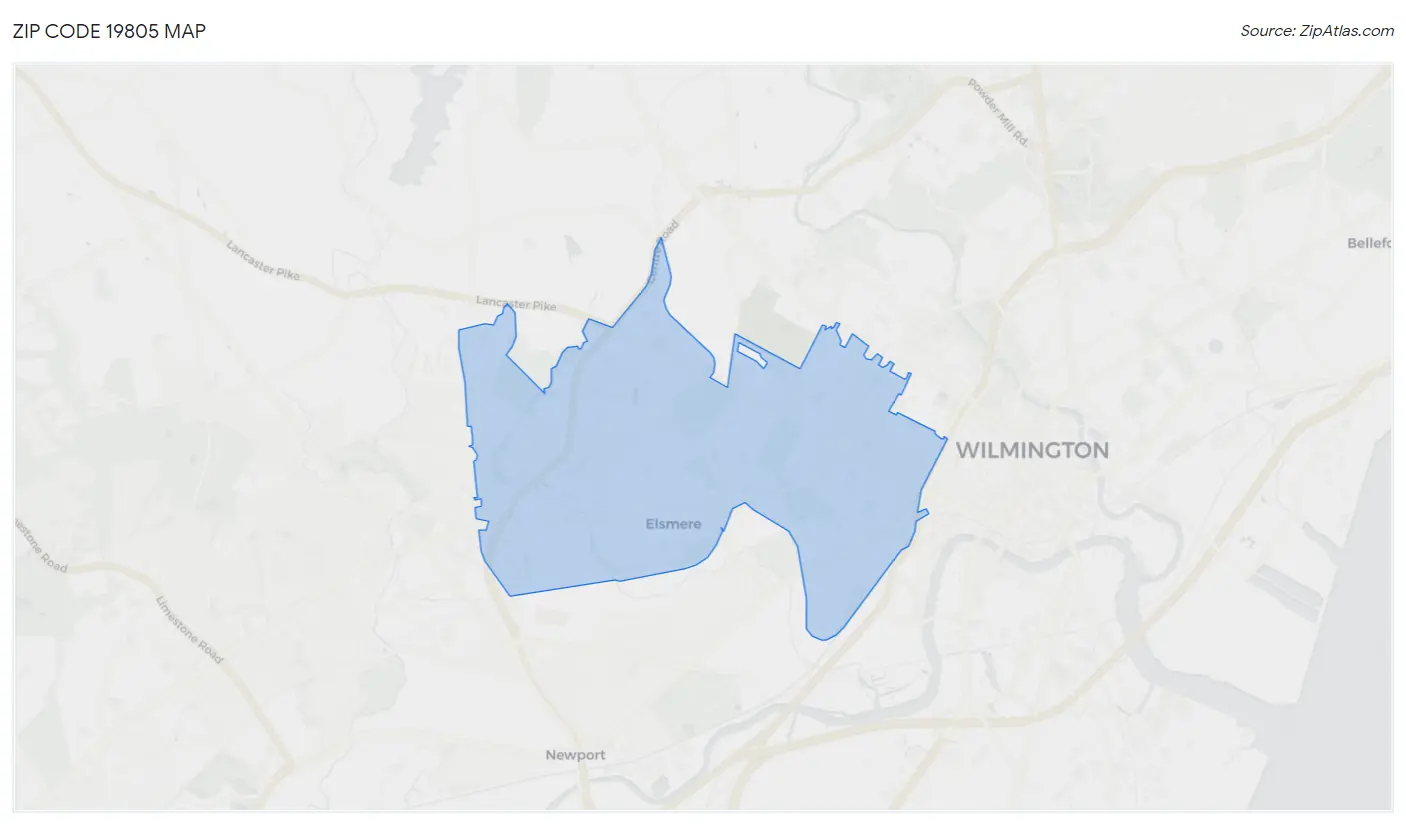 19805 Zip Code | Wilmington, DE | 2023 | Zip Atlas