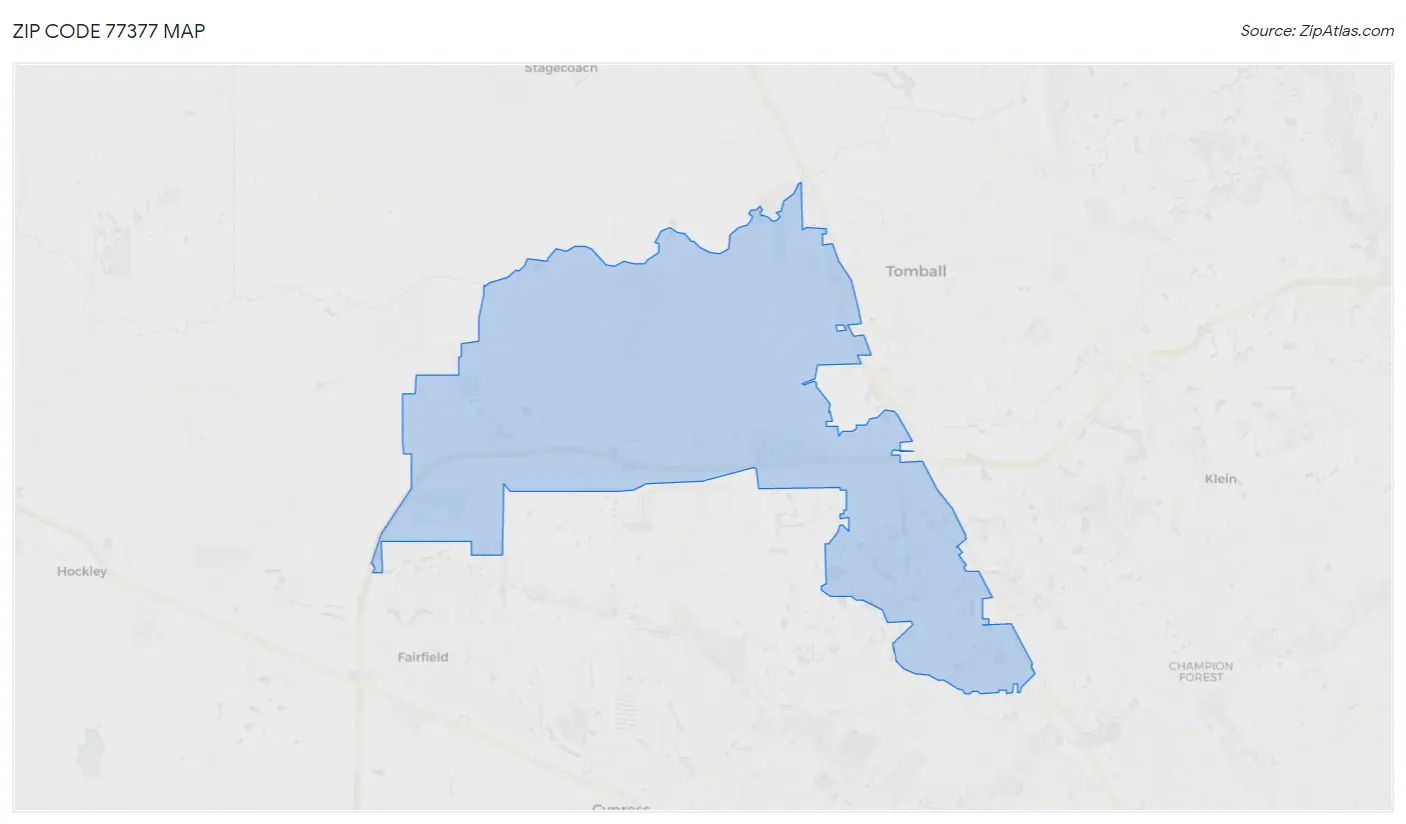 77377 Zip Code | Tomball, TX | 2023 | Zip Atlas