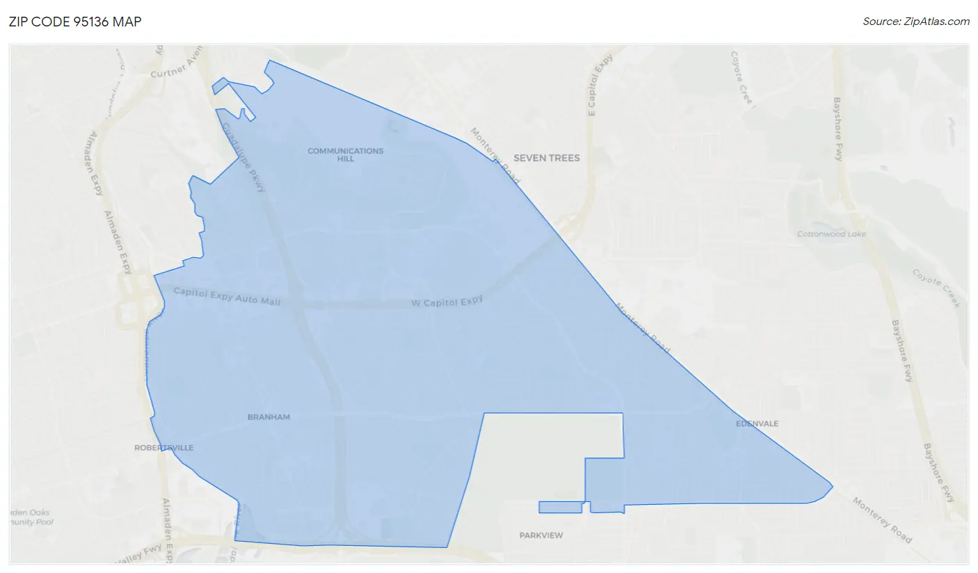 Zip Code 95136 | San Jose, CA | 2023 | Zip Atlas