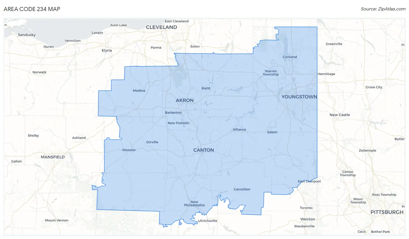 234 Area Code Zip Atlas 234 Area Code Zip Atlas