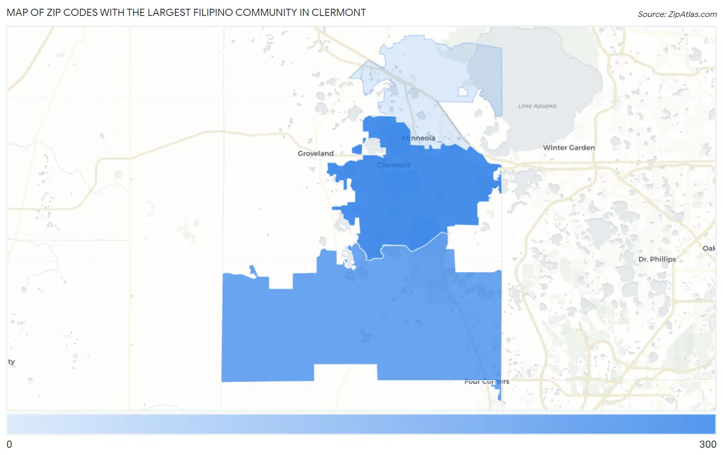 Clermont Fl Zip Code Map CLERMONT, FL | City Series Map Art Print